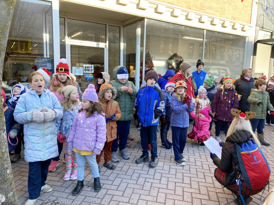 LHCS students carol through downtown Lock Haven | News, Sports, Jobs ...